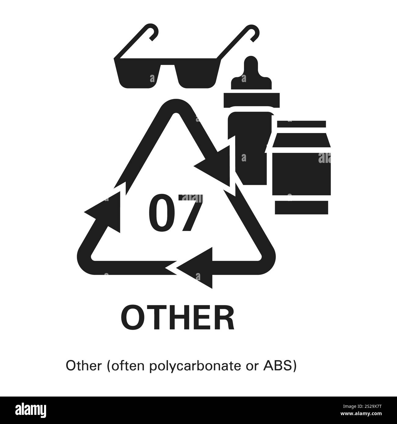 Polycarbonate or abs icon. Simple illustration of polycarbonate or abs ...