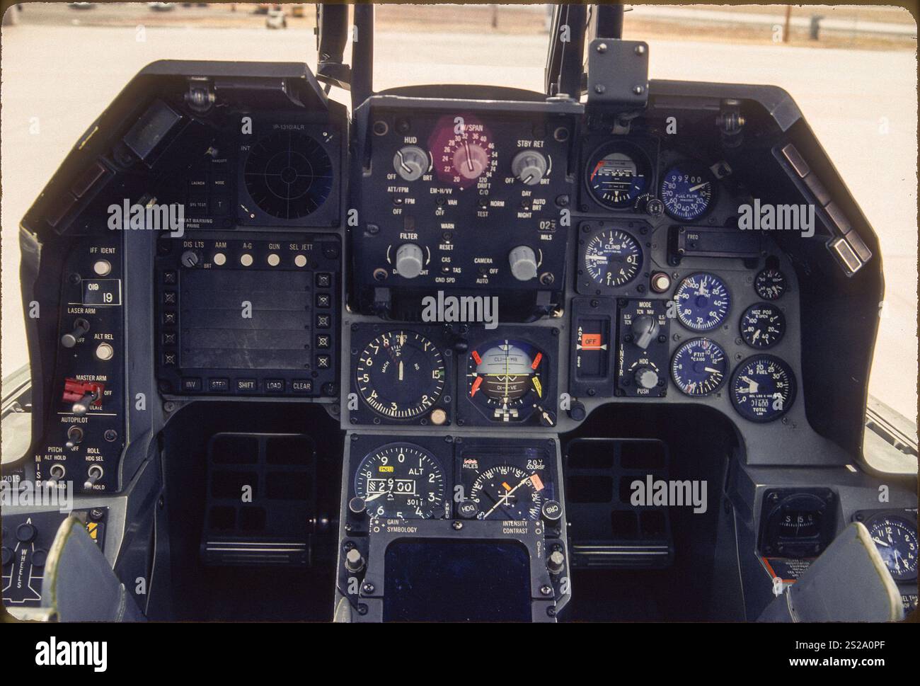 Block 15 F-16s had "steam gauge" instrument panels, or round eyes ...