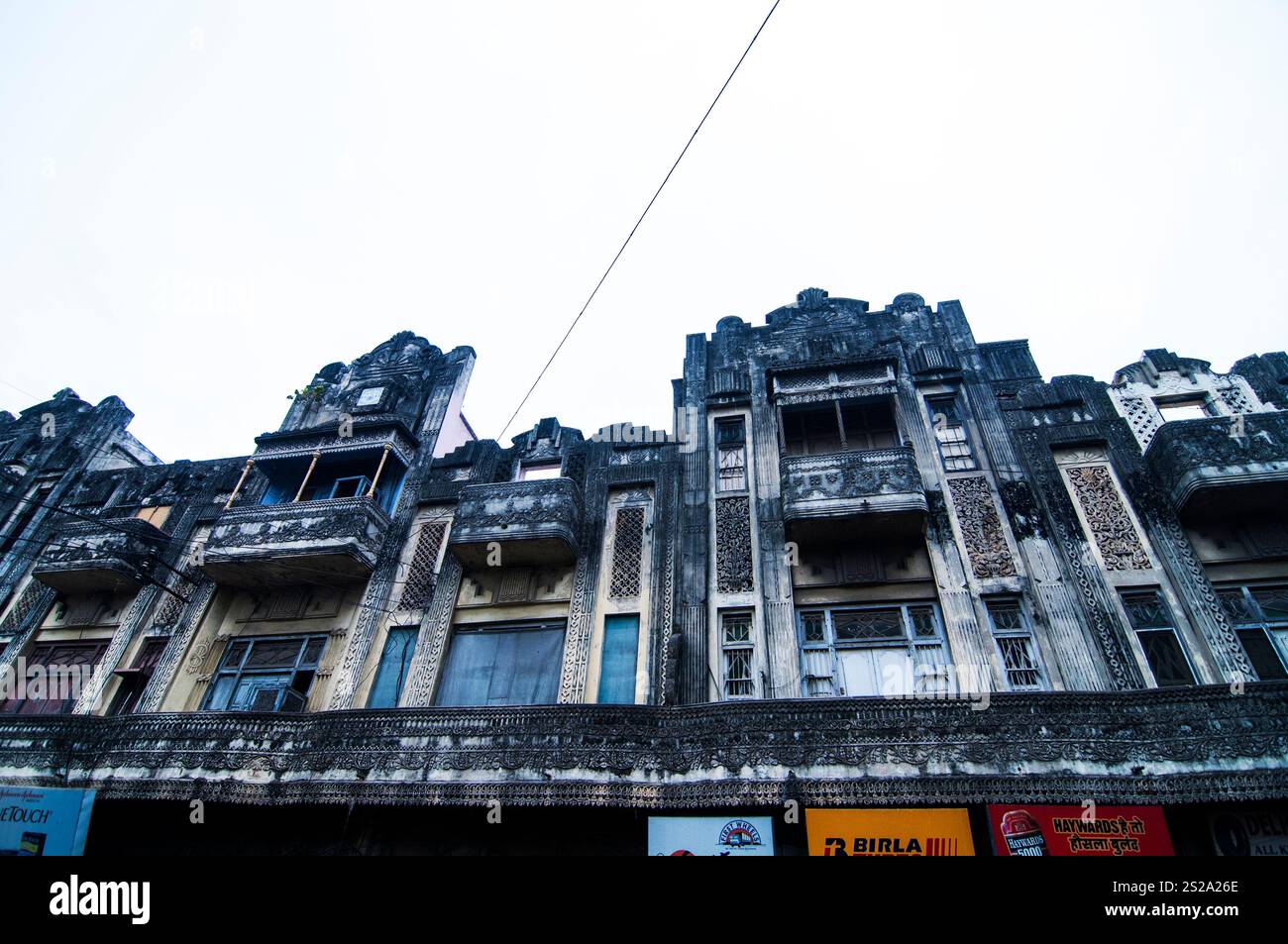 Historical buildings around Kaiserbagh Circle in Lucknow, India Stock ...