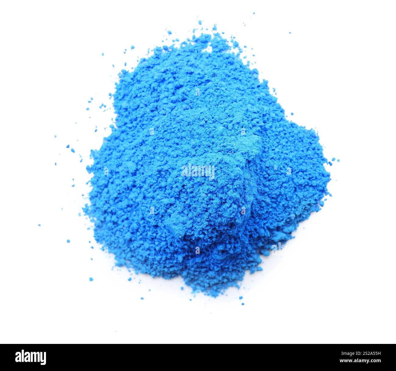 Pile of color powder pigment isolated on white background Stock Photo ...