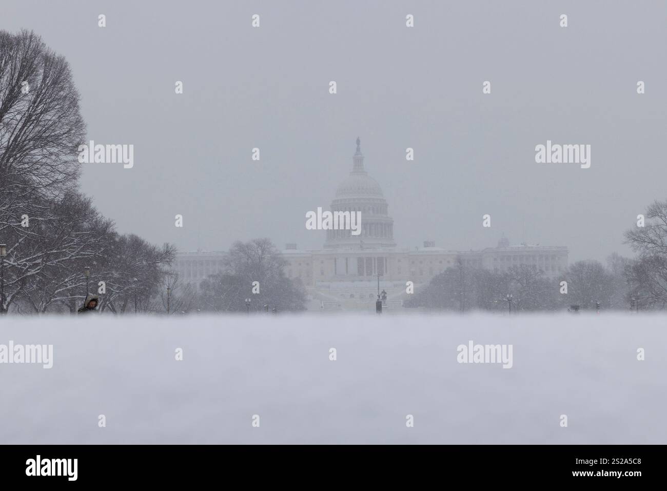 Washington DC, USA. 06th Jan, 2025. The US Capitol Building is seen ...