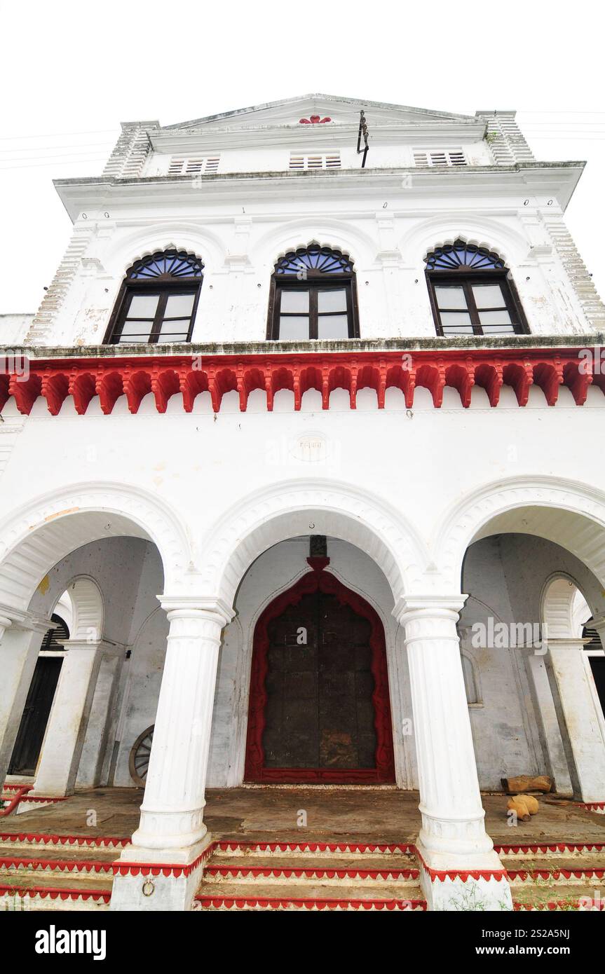Gate to the Raj Sadan complex in Ayodhya, Uttar Pradesh, India Stock ...