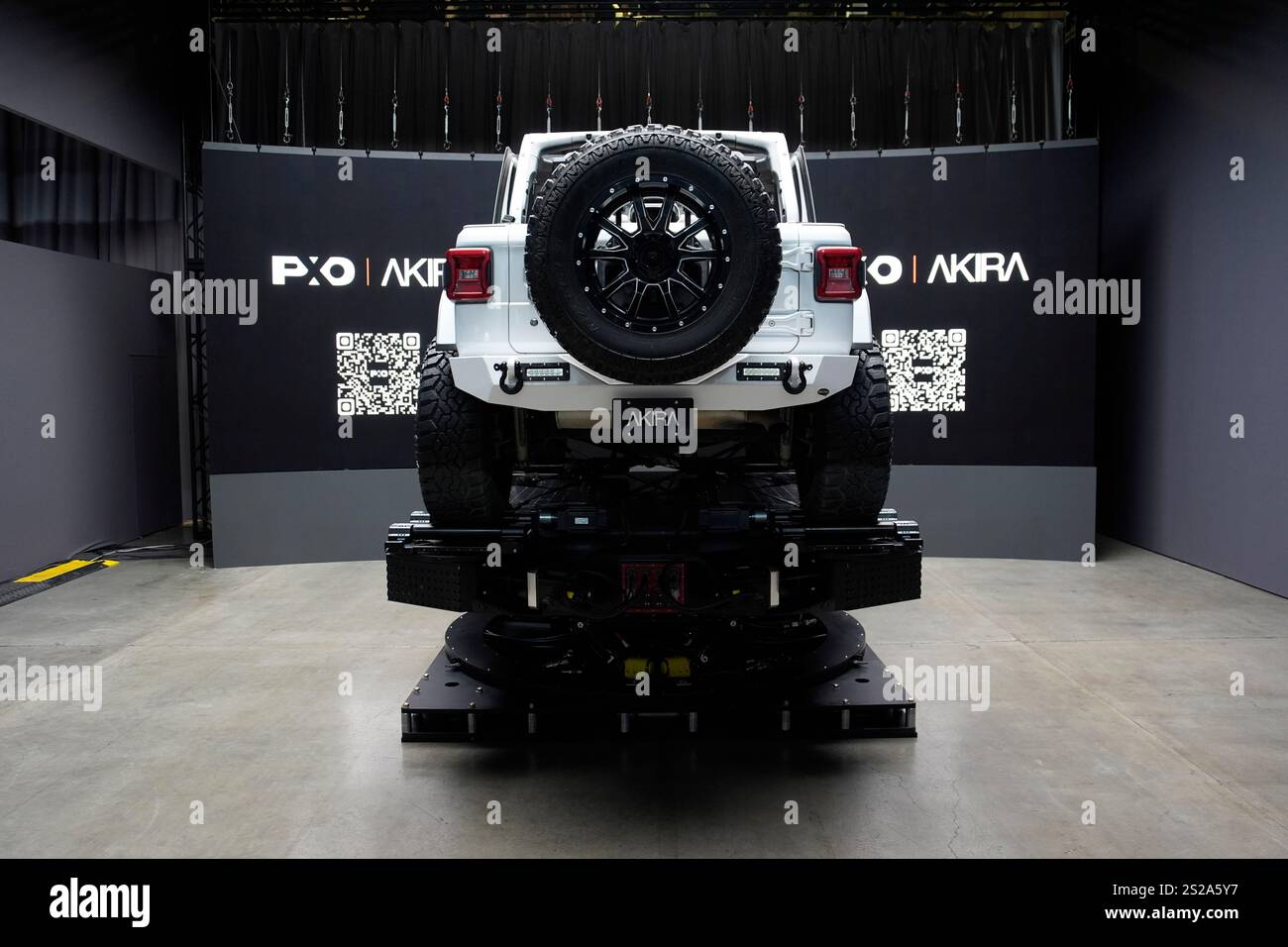 The Pixomondo PXO AKIRA, a system for shooting vehicles for film and TV, on display during a ...