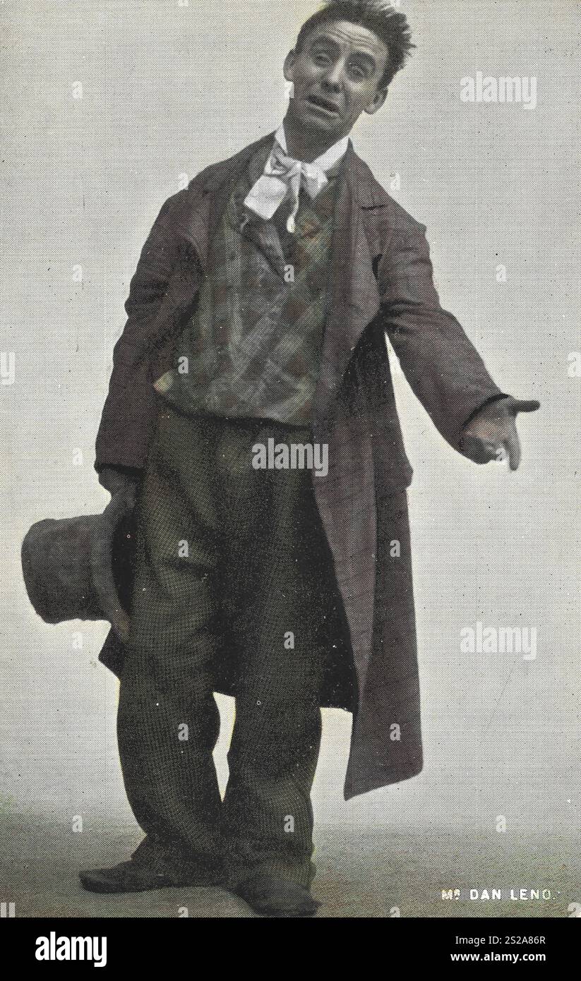 Dan Leno- a vintage image of famous pantomime performer Dan Leno Stock ...