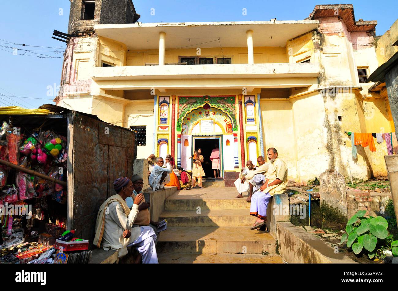 A small Hindu temple in Ayodhya, India Stock Photo - Alamy