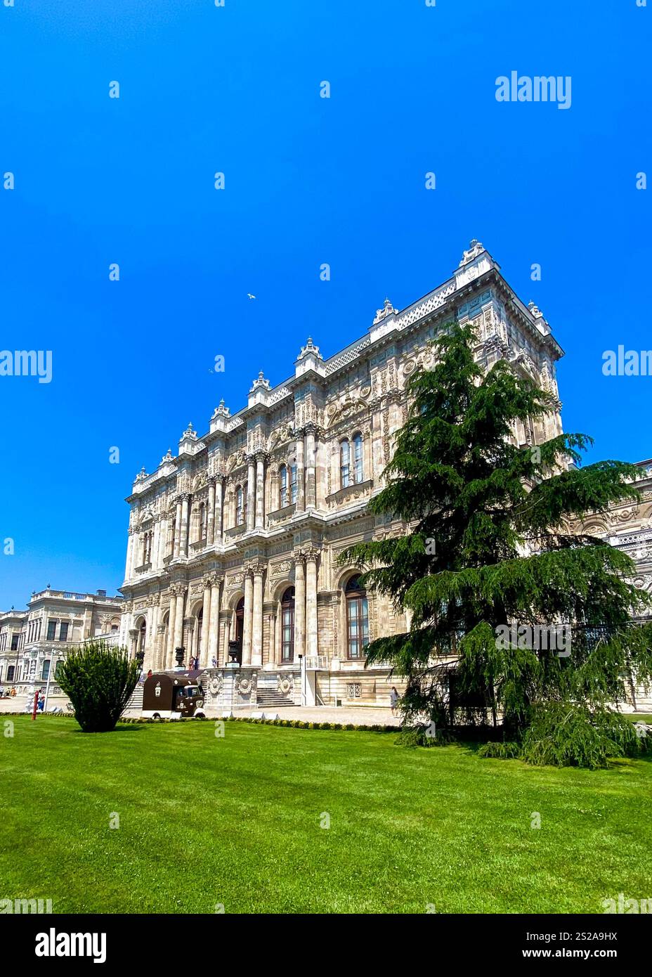 Views of the Dolmabahçe Palace is Istanbul Stock Photo - Alamy