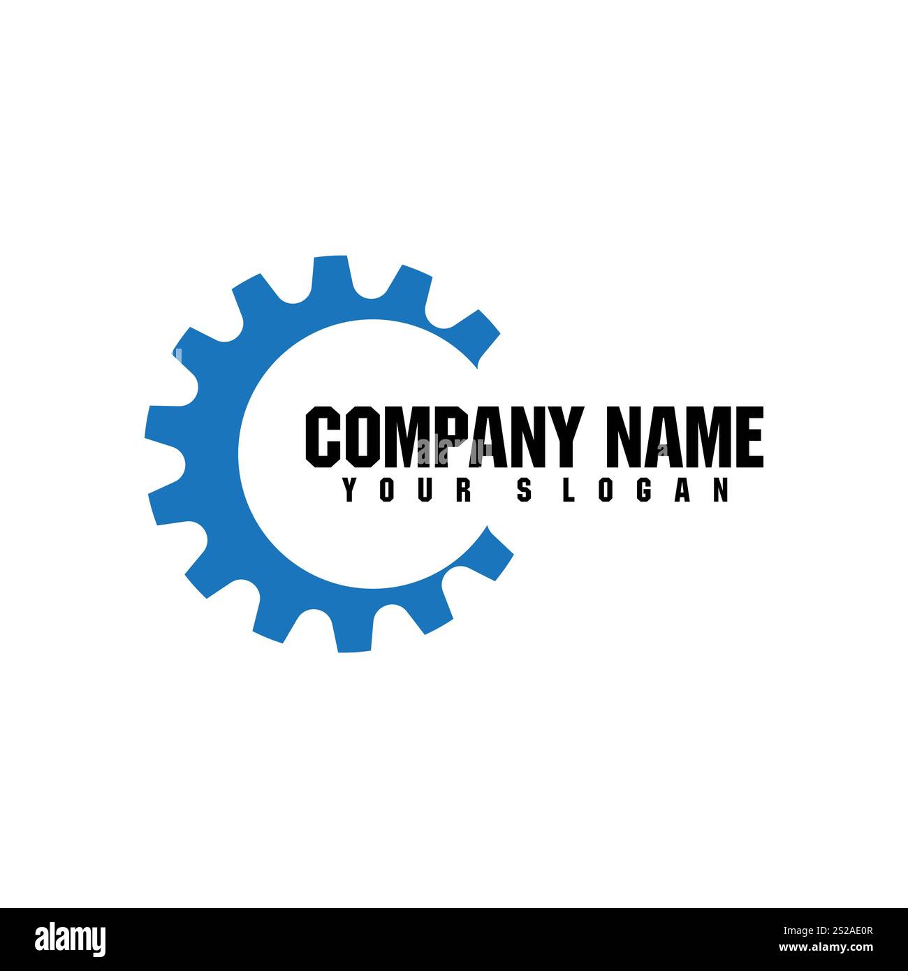 Gear template logo hi-res stock photography and images - Alamy