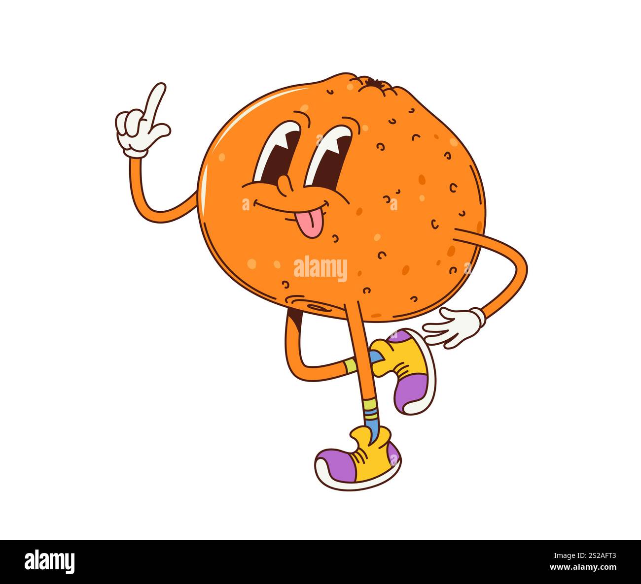 Fruit mandarin in cartoon hi-res stock photography and images - Alamy