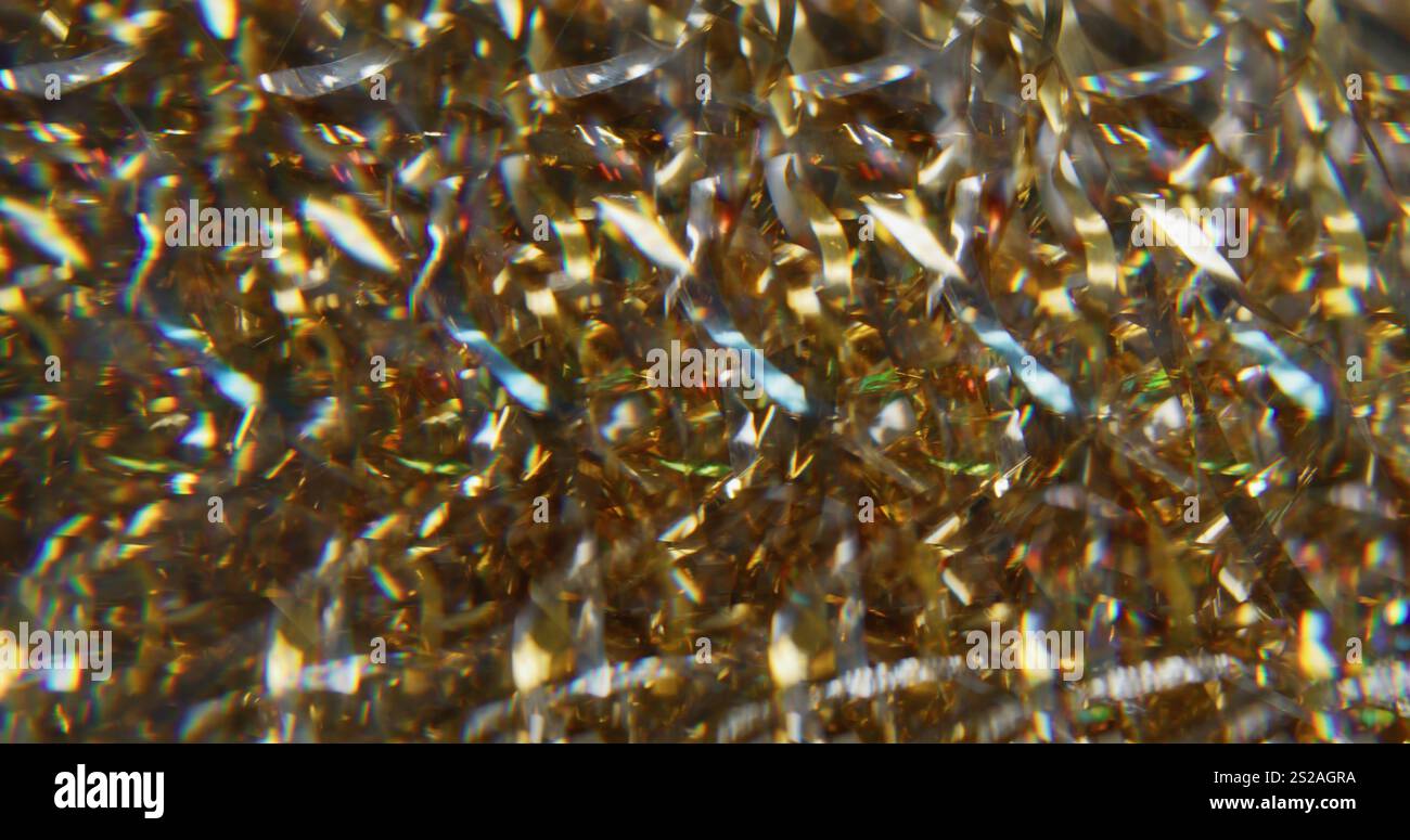 Confetti texture overlay. Blur holiday sparks. Colorful golden ...