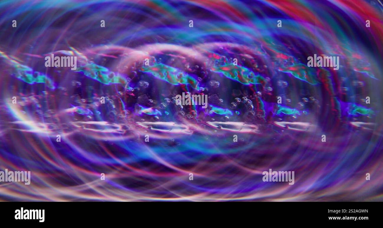 Blur glaring abstract. Burst bubbles. Multicolor purple sparkling ...