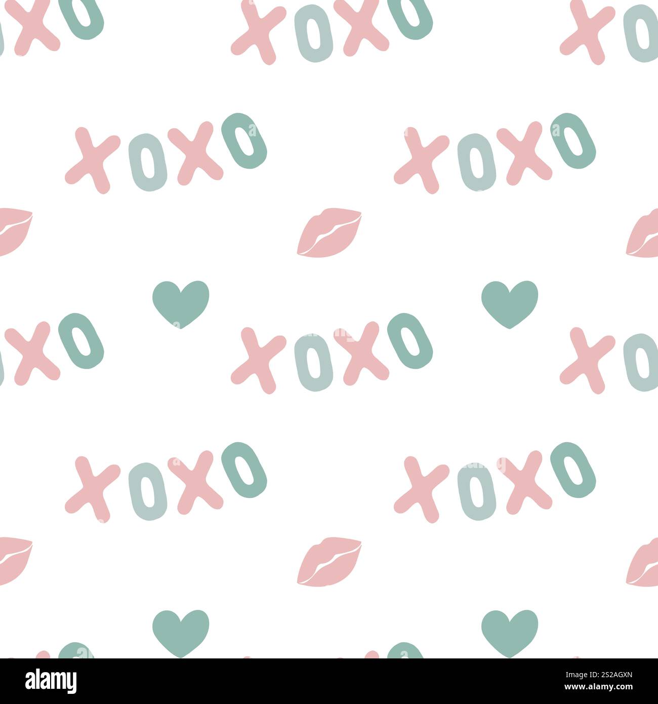 Xoxo art pattern hi-res stock photography and images - Alamy