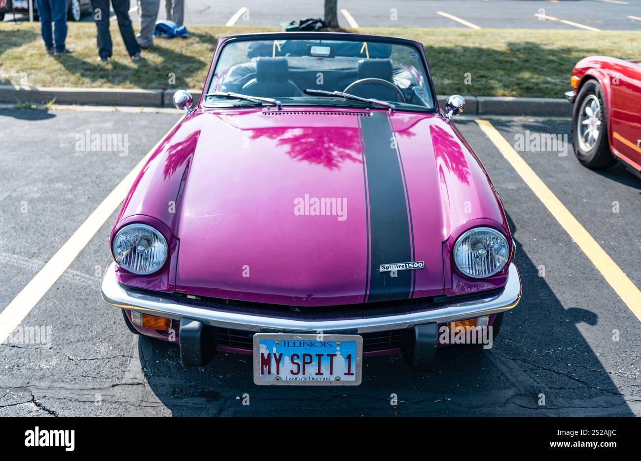 Chicago, Illinois, USA - September 08, 2024: Triumph Spitfire 1500 ...