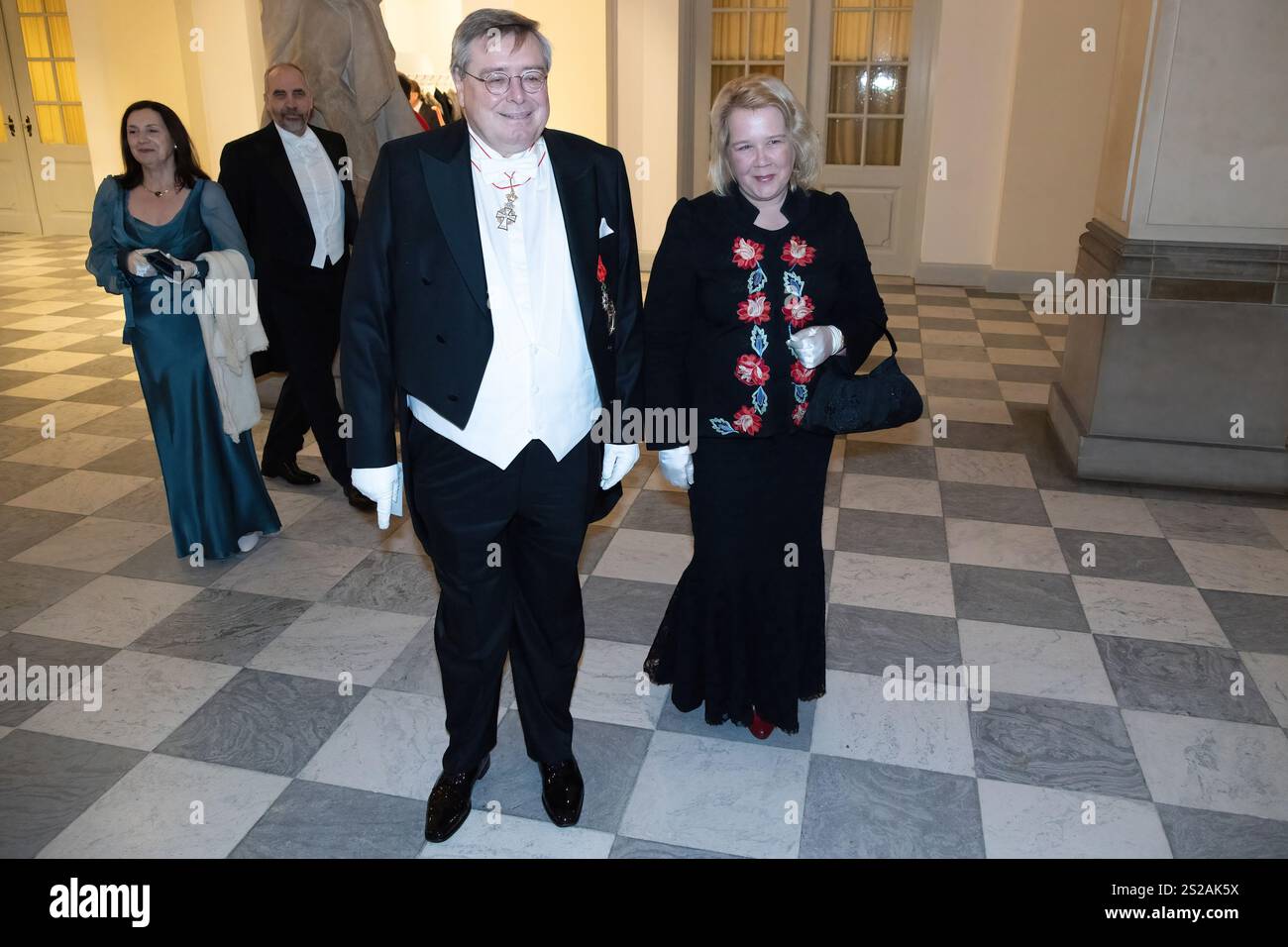 Ambassador of Germany, Pascal Hector (L) and wife Annette Hector (R ...