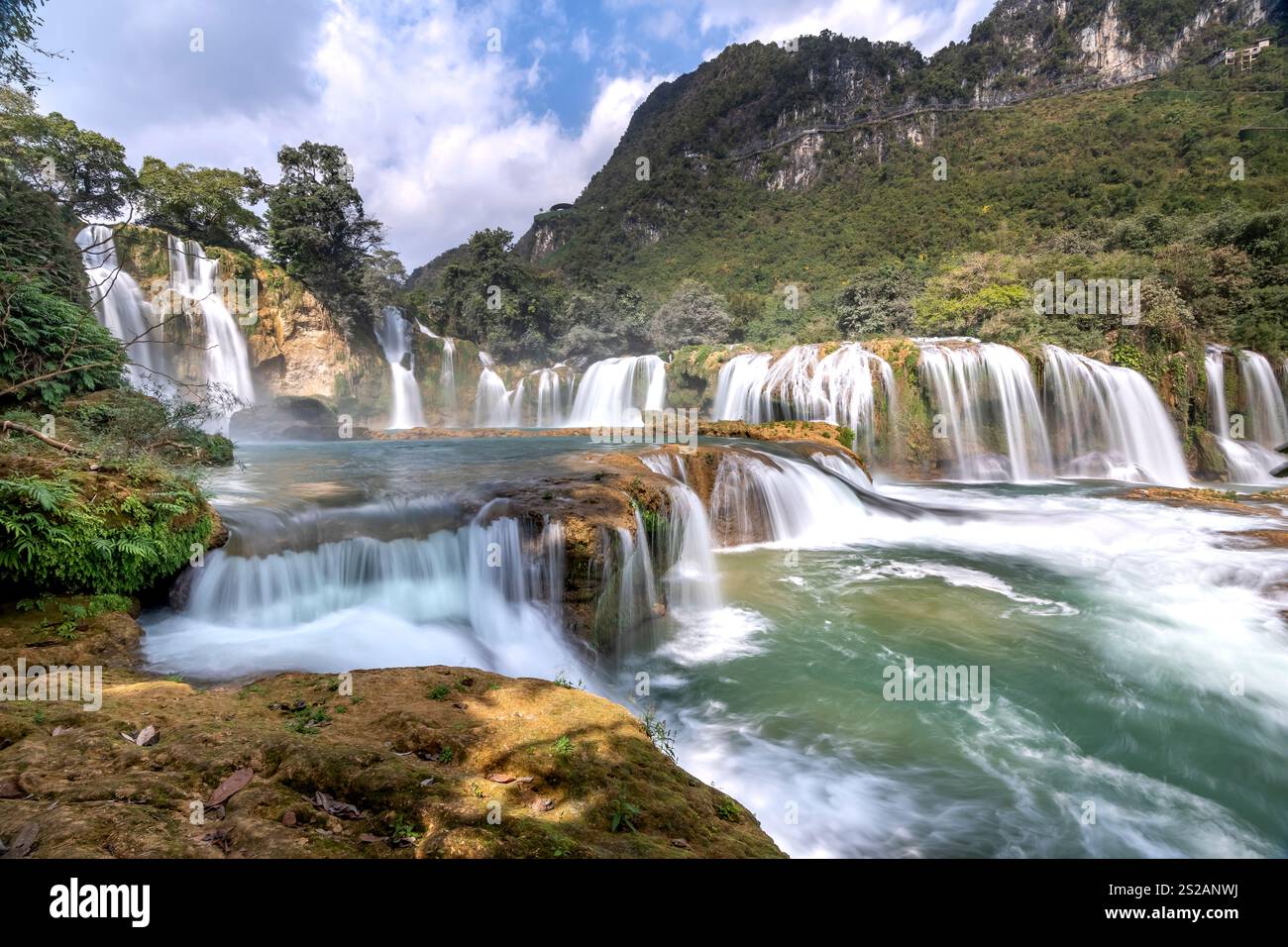 Royalty high quality stock image of “ Ban Gioc “ waterfall, Cao Bang ...