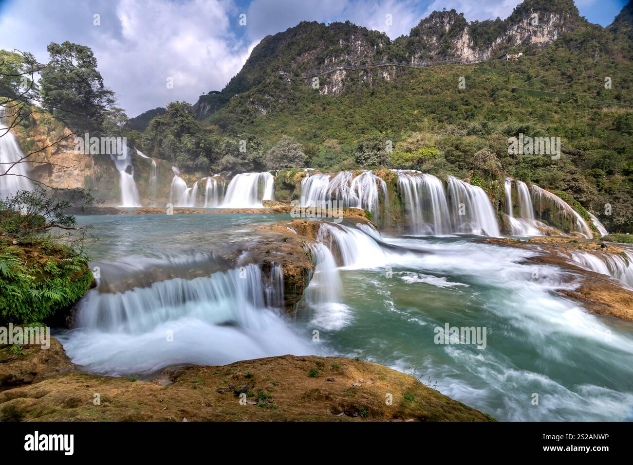 Royalty high quality stock image of “ Ban Gioc “ waterfall, Cao Bang ...
