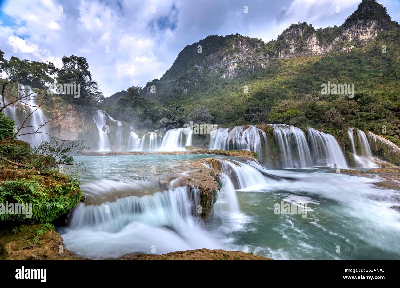 Royalty high quality stock image of “ Ban Gioc “ waterfall, Cao Bang ...