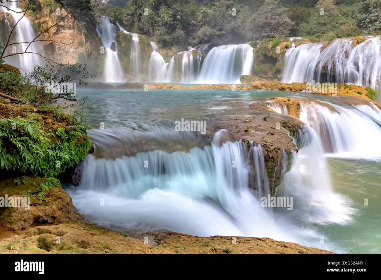 Royalty high quality stock image of “ Ban Gioc “ waterfall, Cao Bang ...