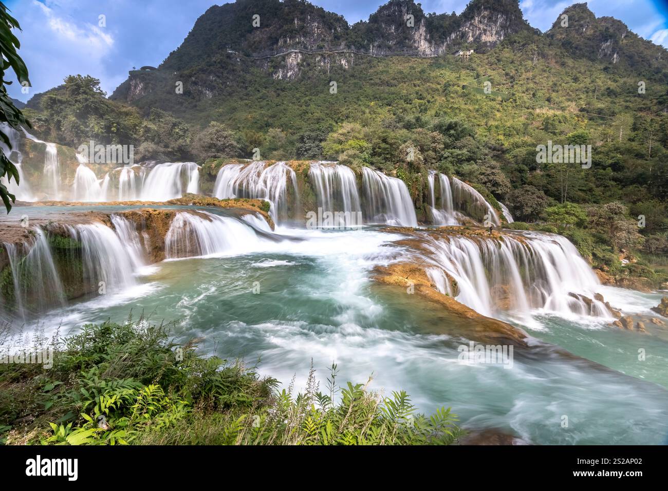 Royalty high quality stock image of “ Ban Gioc “ waterfall, Cao Bang ...