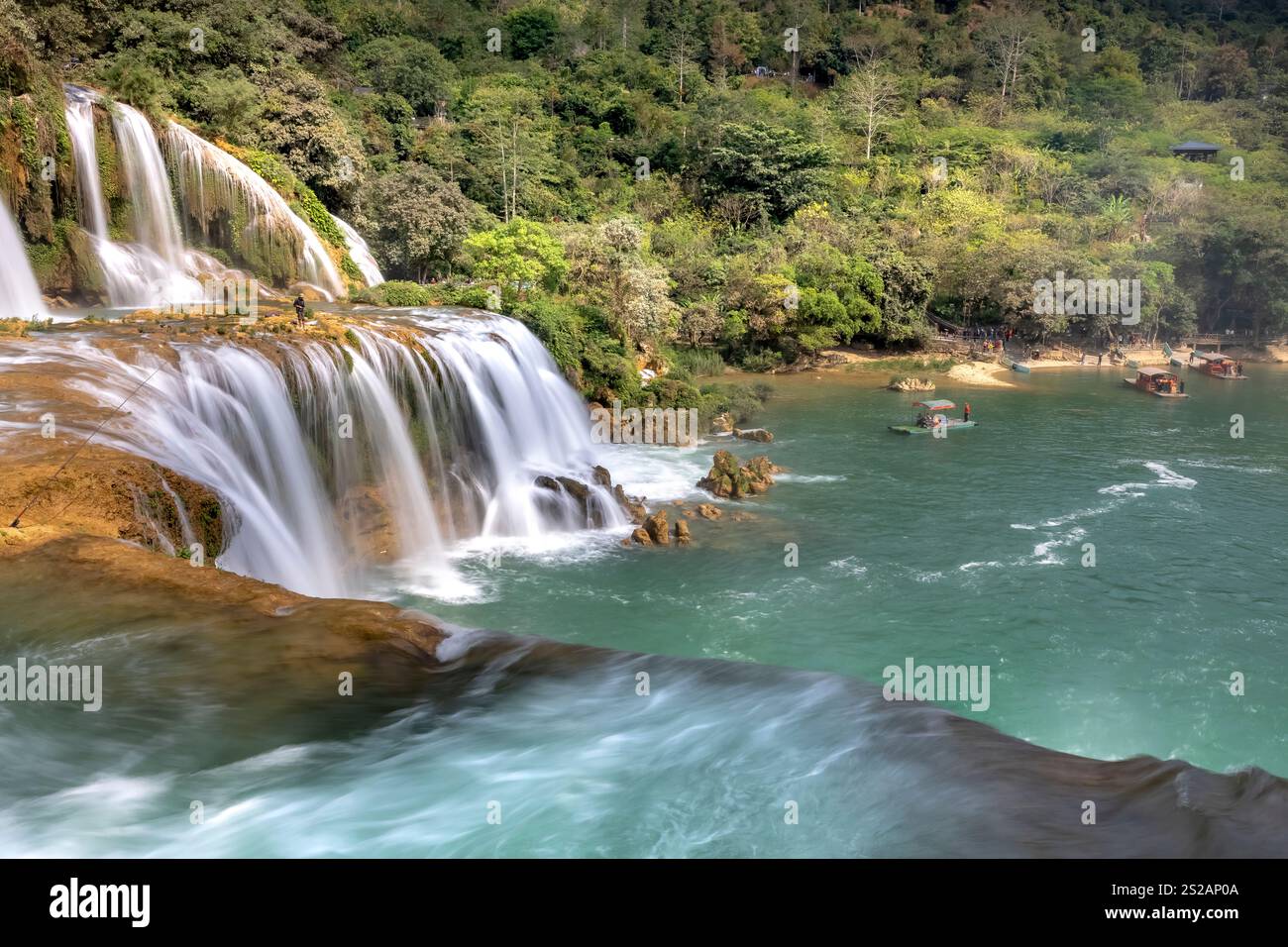 Royalty high quality stock image of “ Ban Gioc “ waterfall, Cao Bang ...