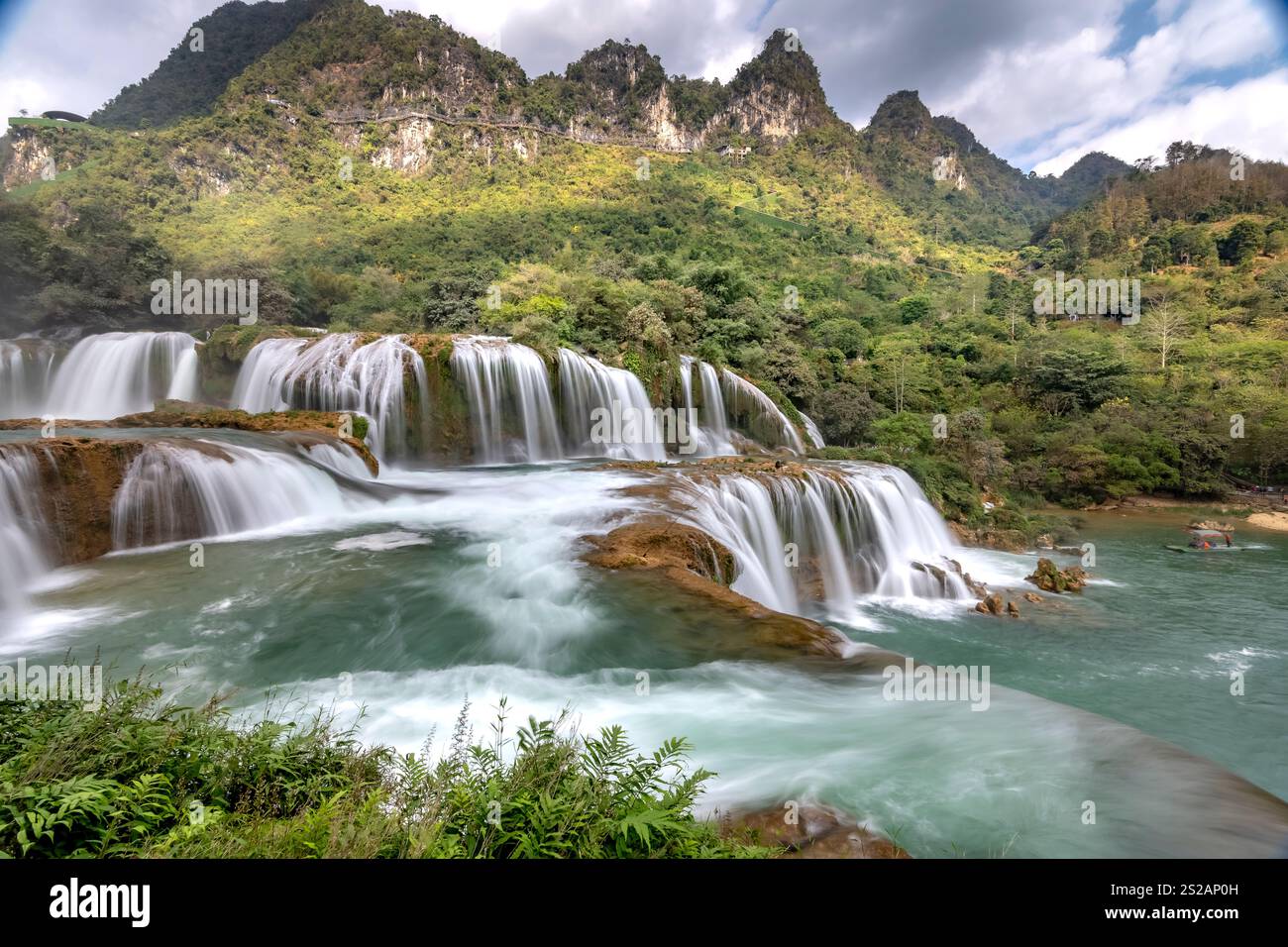 Royalty high quality stock image of “ Ban Gioc “ waterfall, Cao Bang ...