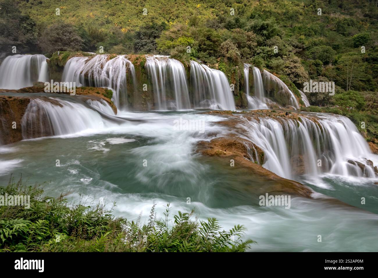 Royalty high quality stock image of “ Ban Gioc “ waterfall, Cao Bang ...
