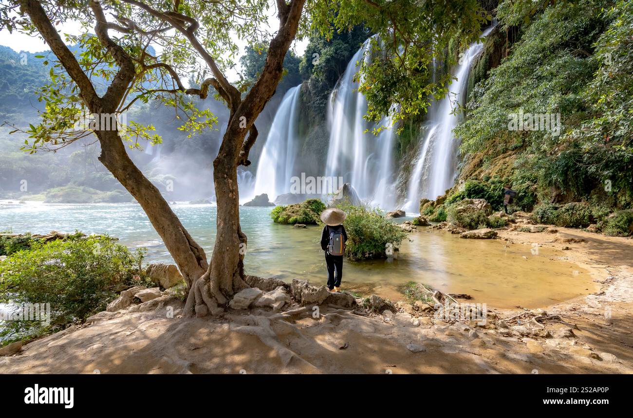 Royalty high quality stock image of “ Ban Gioc “ waterfall, Cao Bang ...