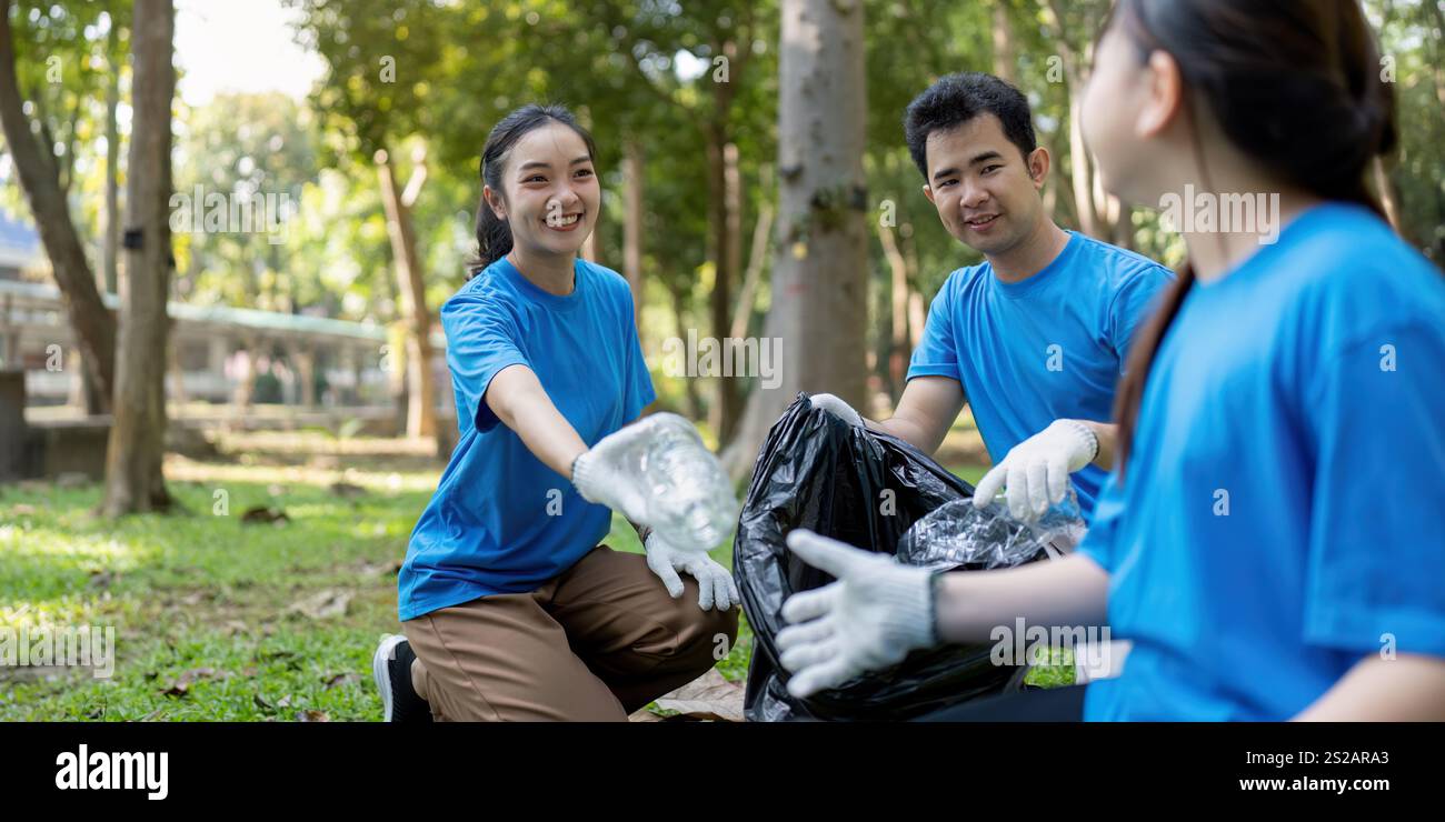 Community cleanup event park teamwork activity natural environment ...