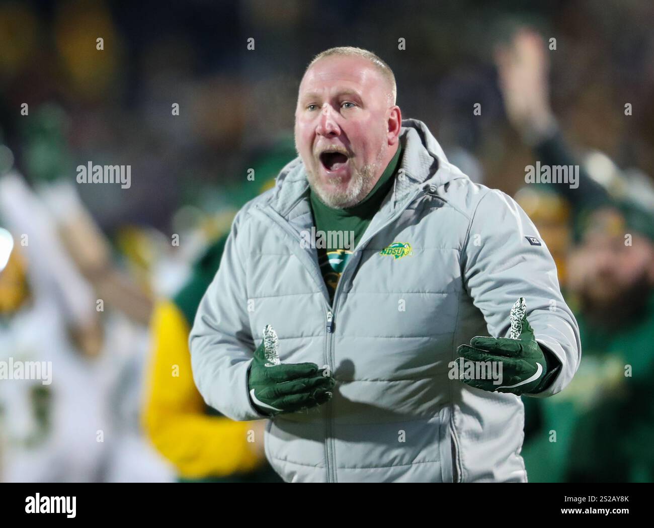 January 6, 2025, Frisco, Texas, USA: North Dakota State University head ...