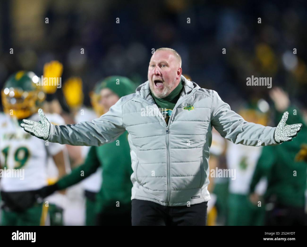 January 6, 2025, Frisco, Texas, USA: North Dakota State University head ...