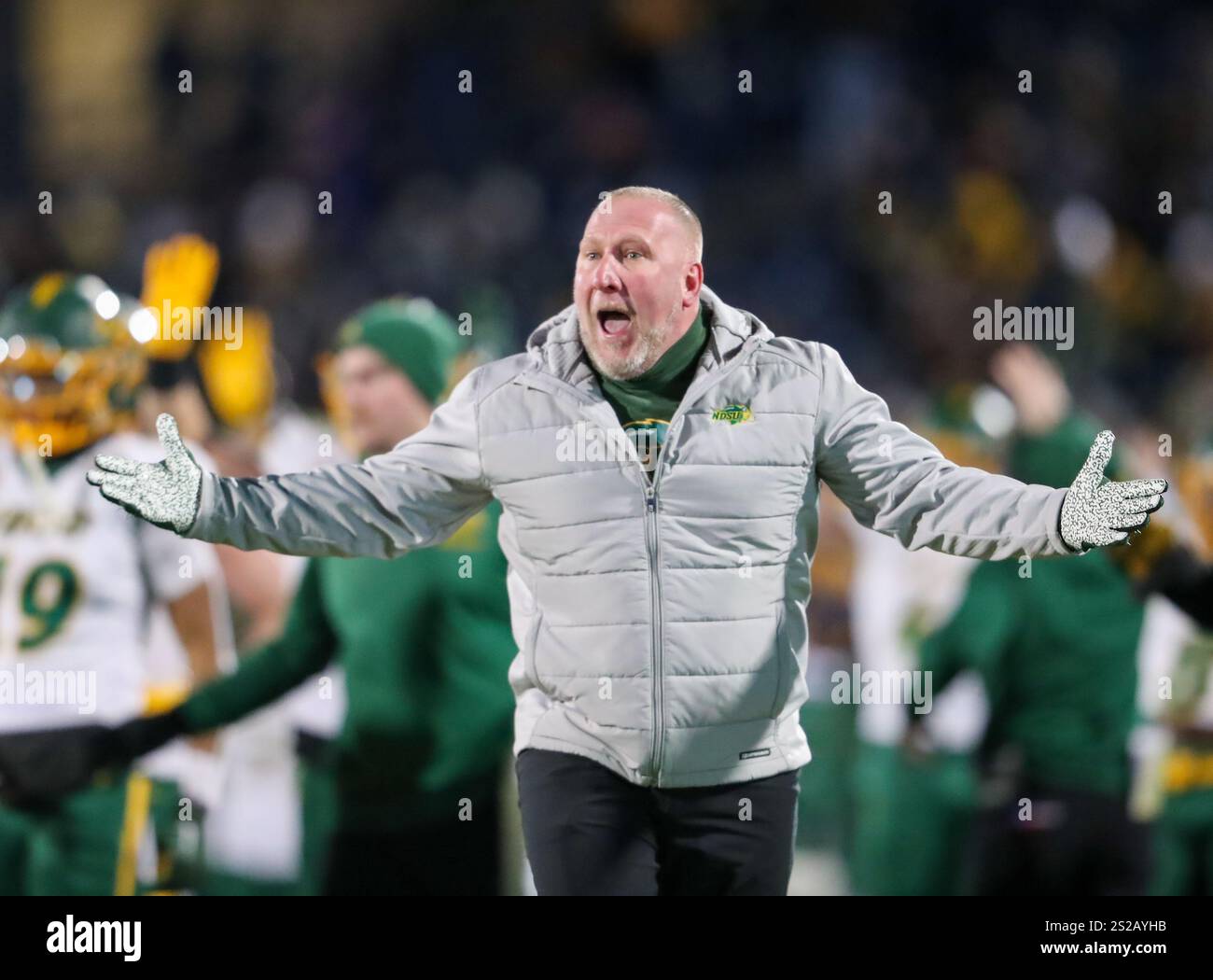 January 6, 2025, Frisco, Texas, USA: North Dakota State University head ...