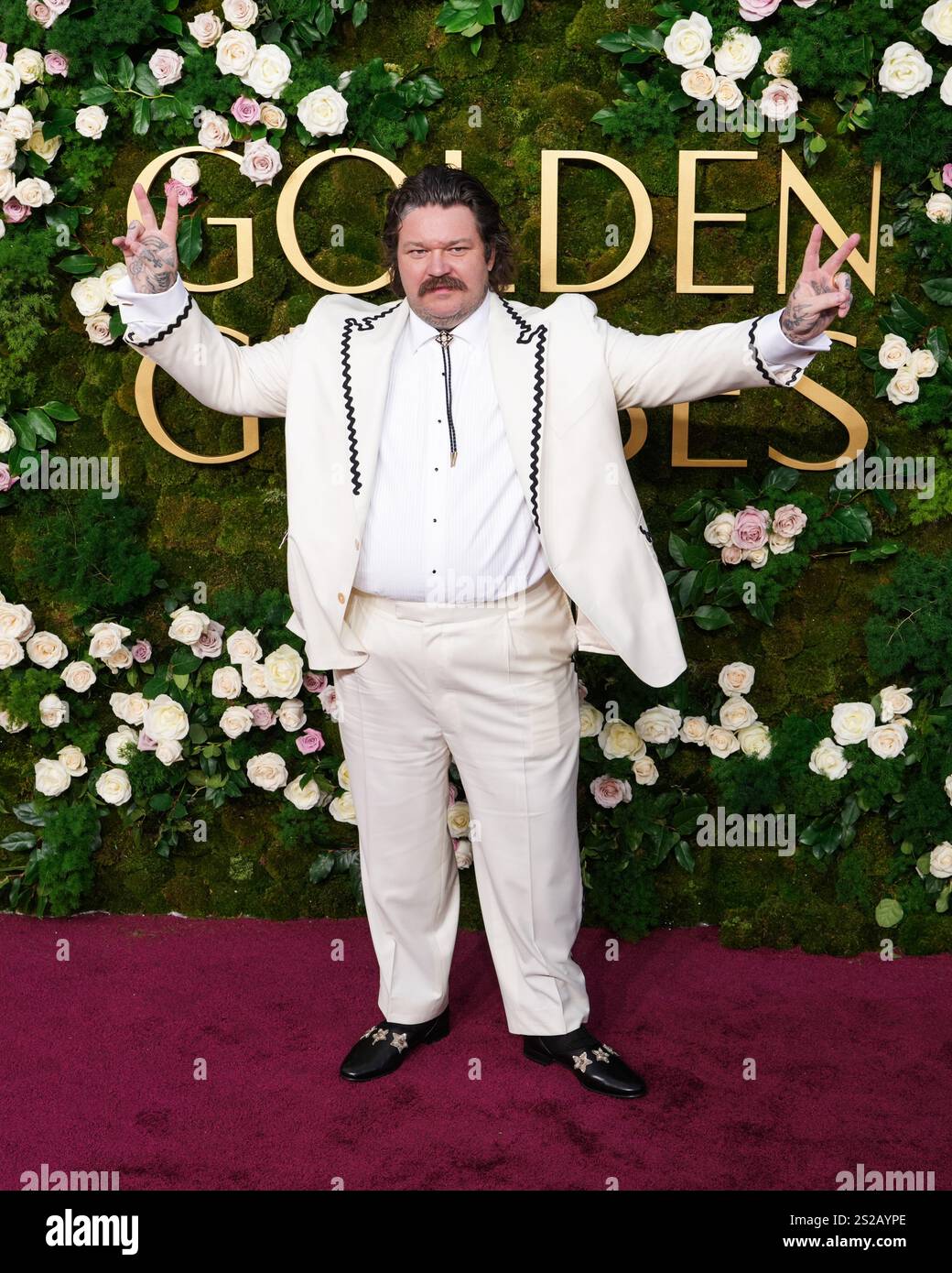 Los Angeles, USA. 05th Jan, 2025. Matty Matheson walking on the red ...