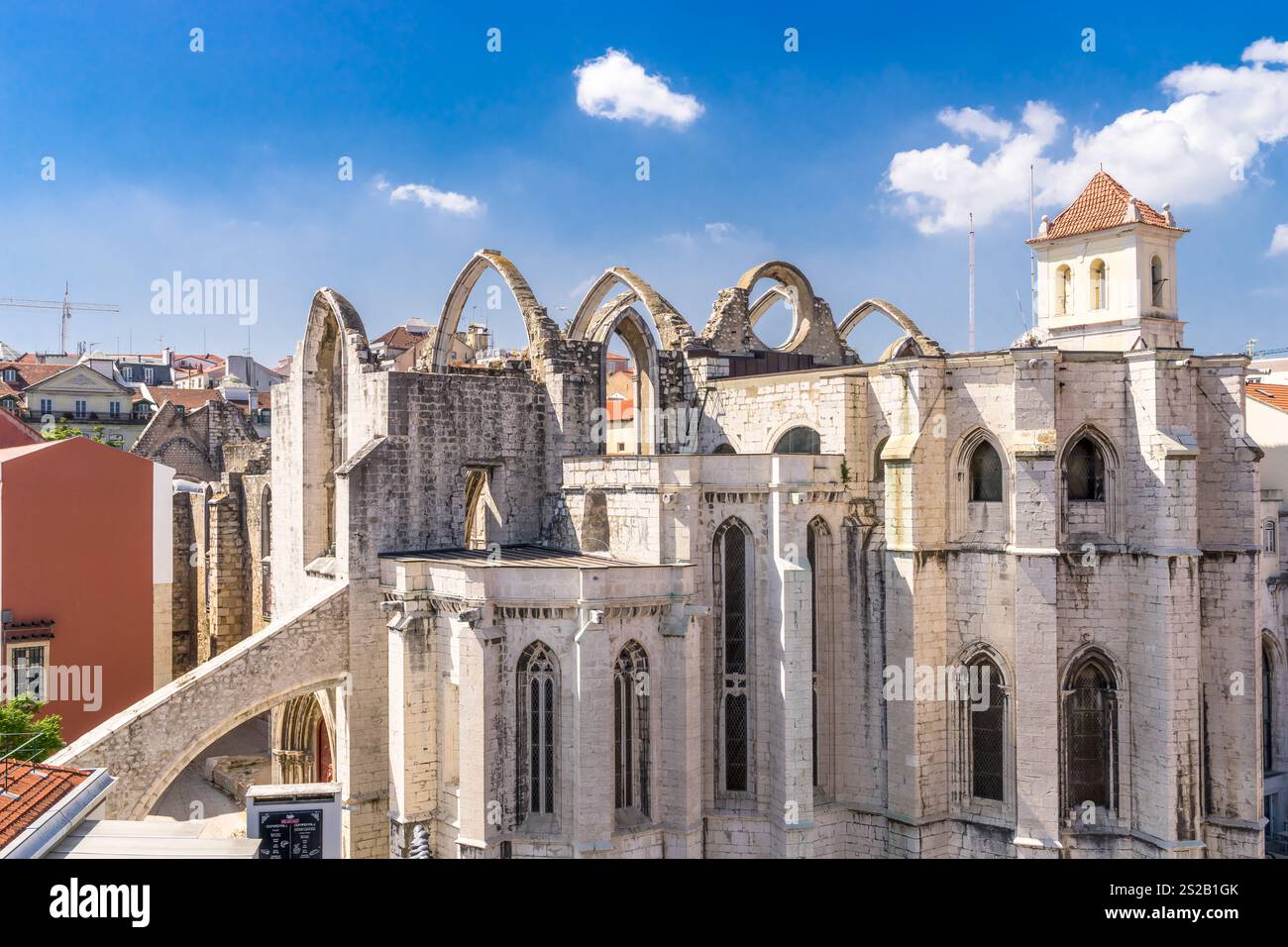 Lisbon, Portugal,September 9, 2018: View from Bellalisa Elevador ...