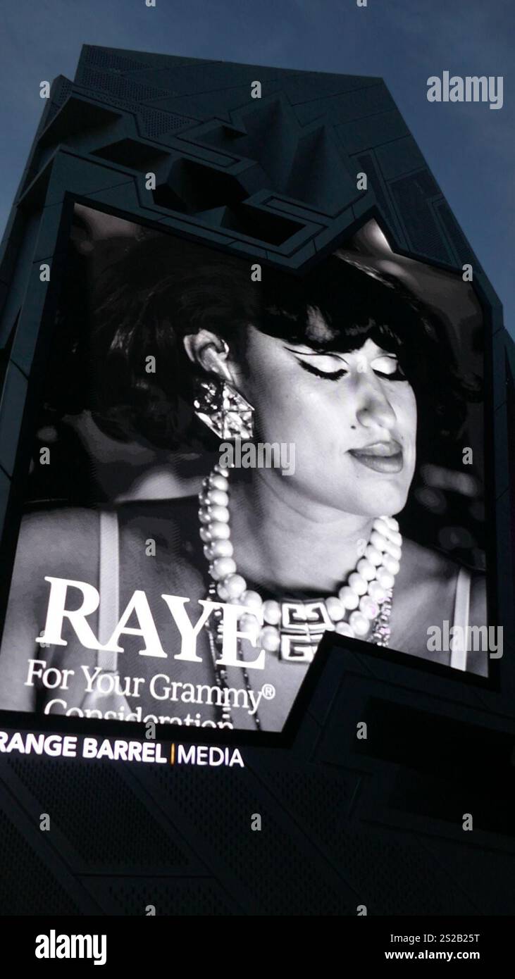 Los Angeles, California, USA 6th January 2025 Singer Raye Grammys FYC ...