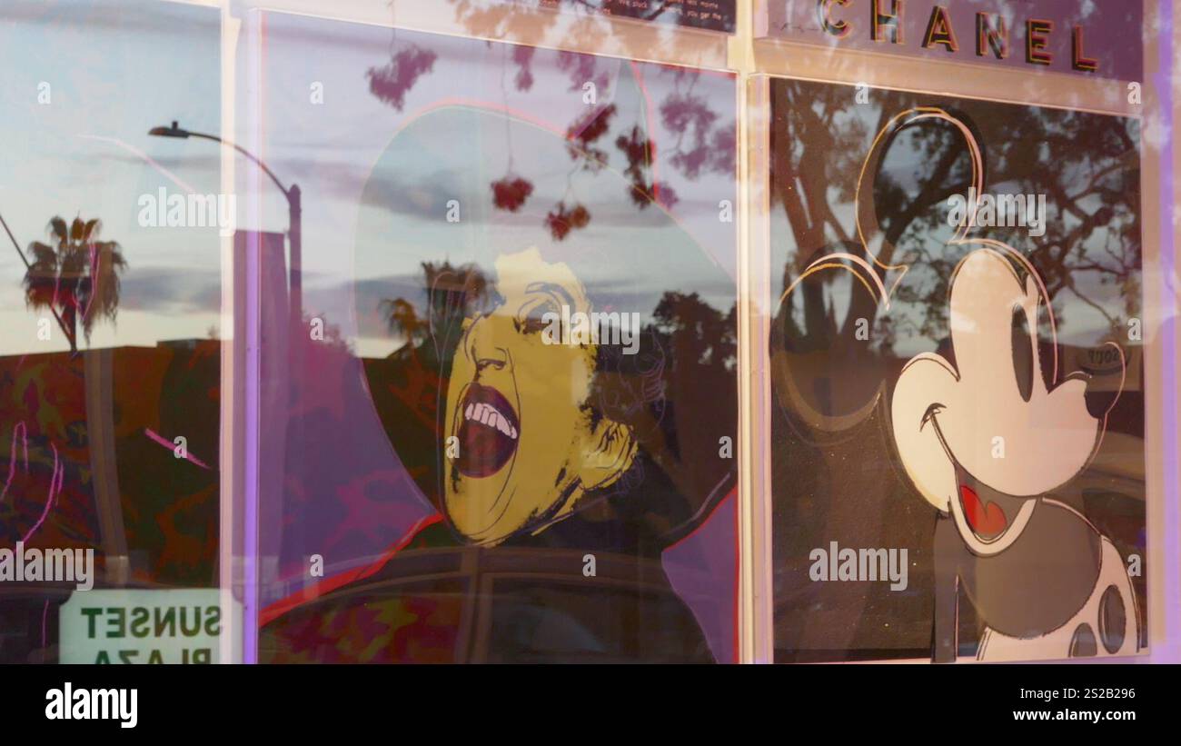 Los Angeles, California, USA 6th January 2025 Andy Warhol Art, The ...