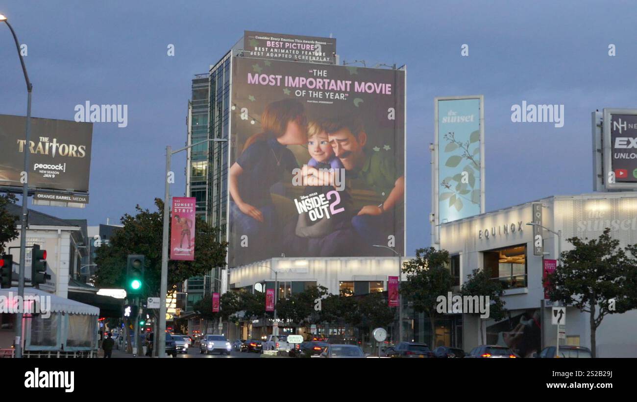 Los Angeles, California, USA 6th January 2025 Disney Pixar Inside Out 2 ...