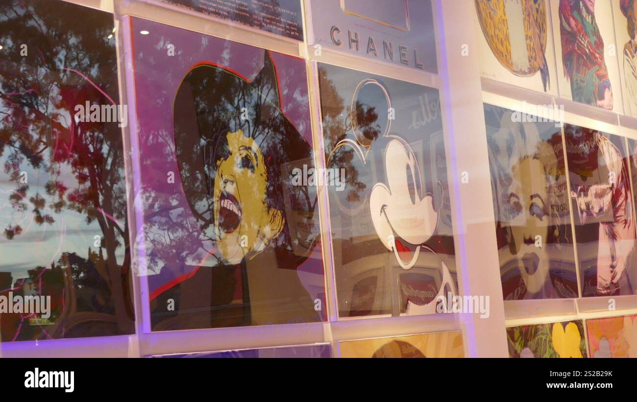 Los Angeles, California, USA 6th January 2025 Andy Warhol Art, The ...