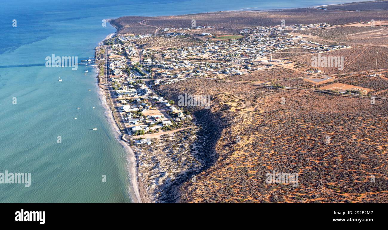 Aerial View of UNESCO Shark Bay, Western Australia Stock Photo - Alamy