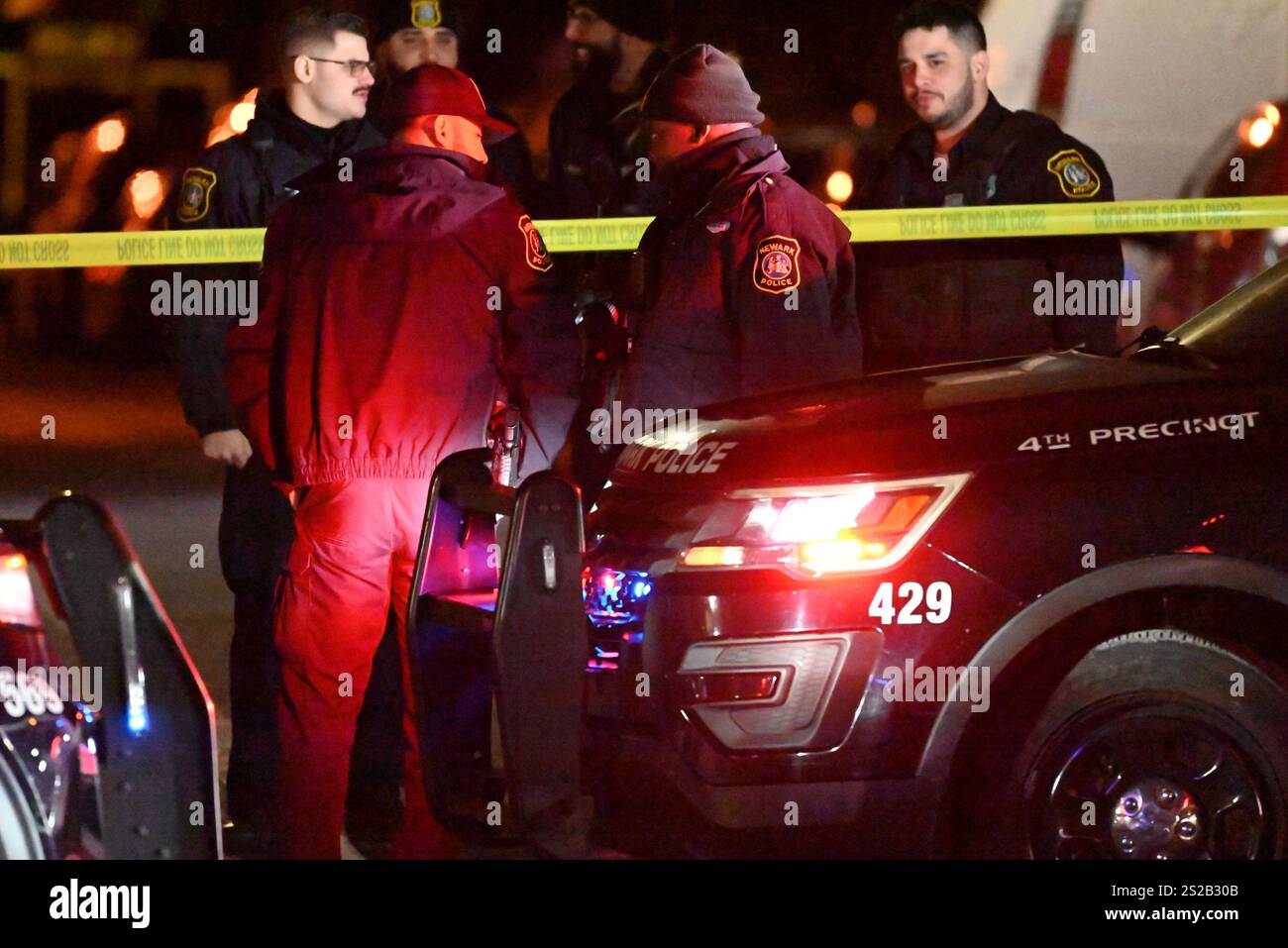 Newark, New Jersey, Deer. 6th Jan, 2025. (new) one person was shot and ...
