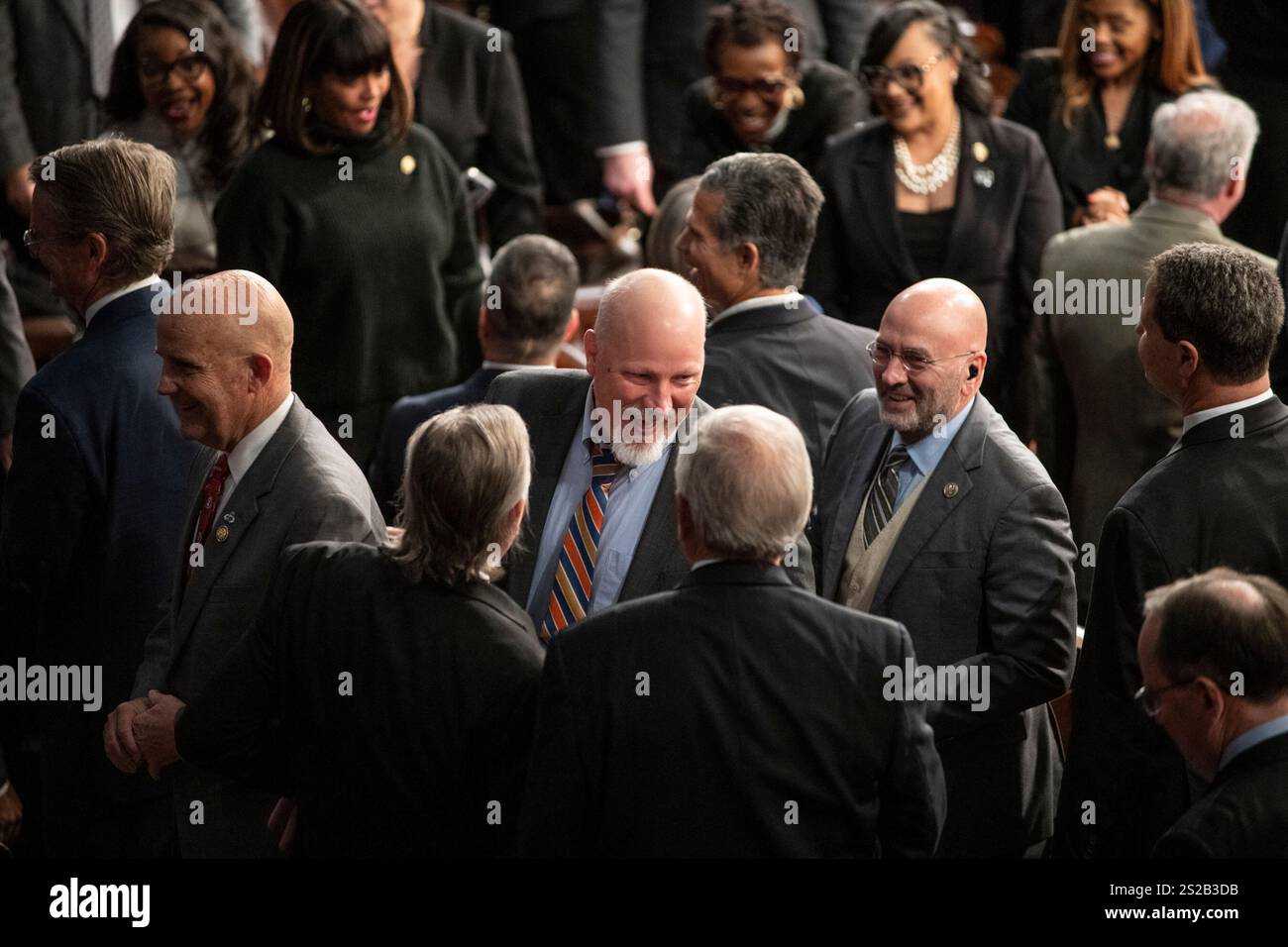 Washington, United States. 06th Jan, 2025. Representatives greet United ...