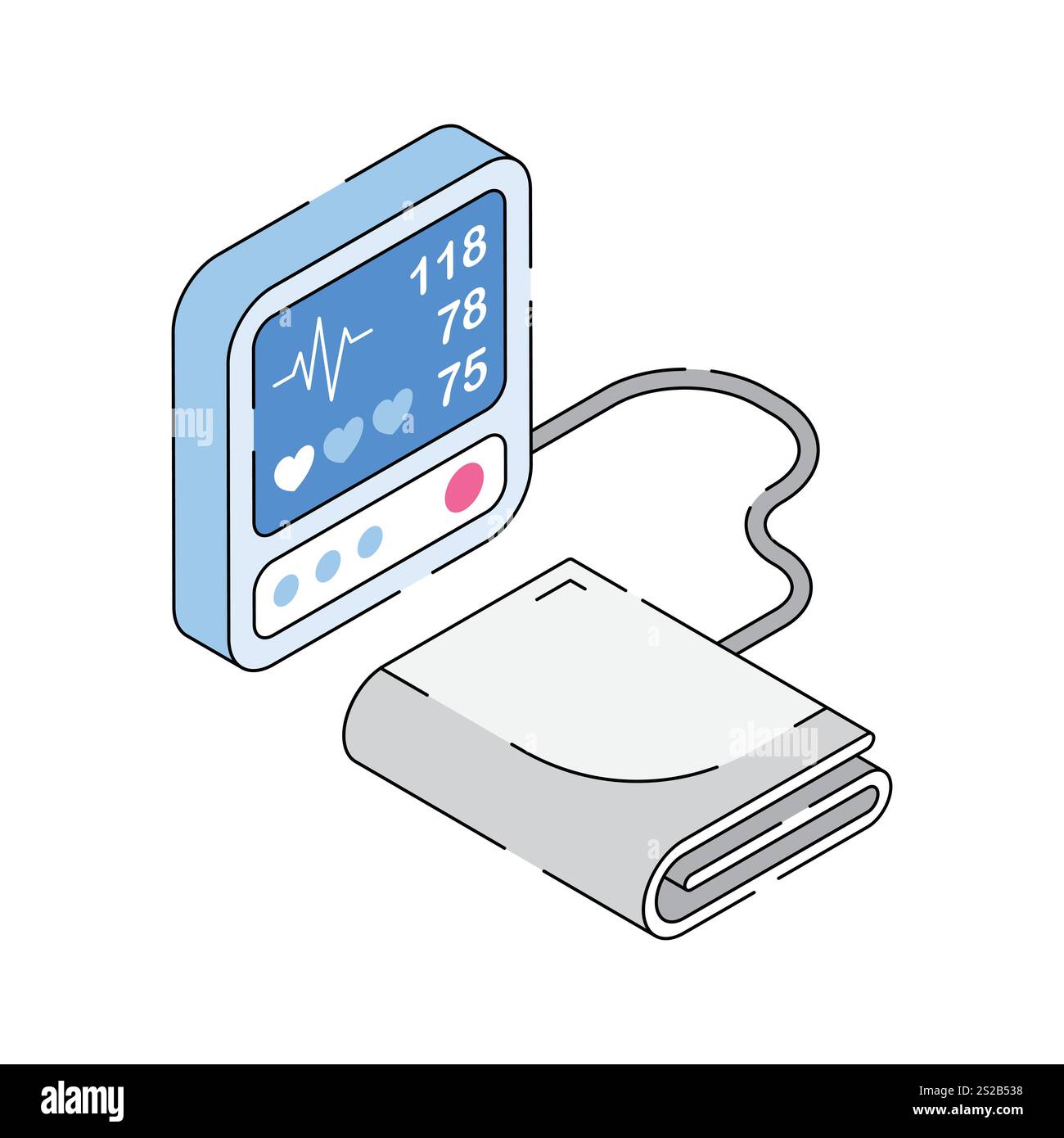 Digital bp machine Stock Vector Images - Alamy