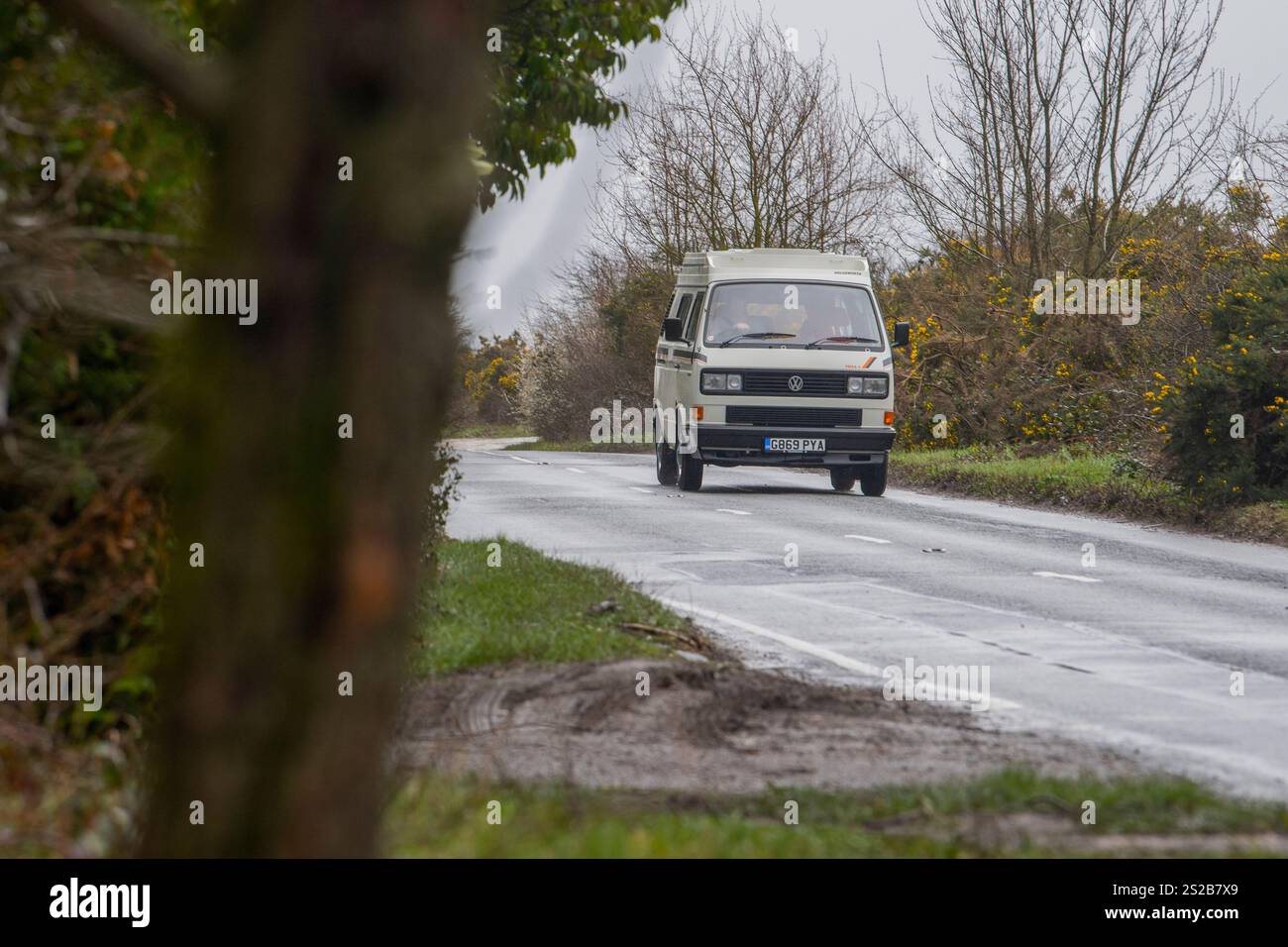 1990 T25 VW Transporter camper van conversion by Holdsworth Stock Photo ...
