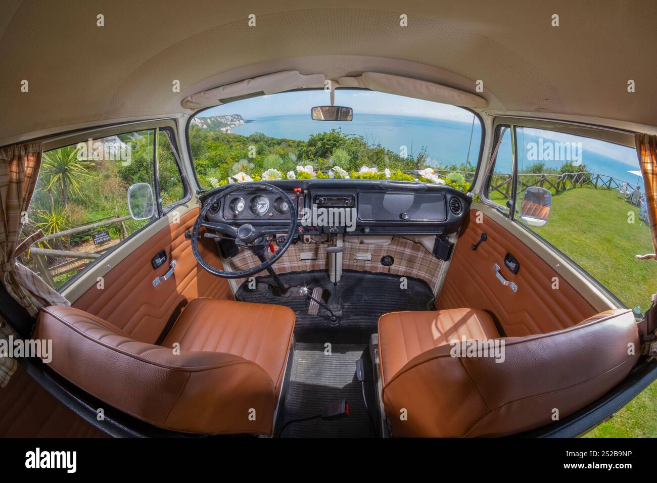 1973 Bay window VW camper van Stock Photo - Alamy