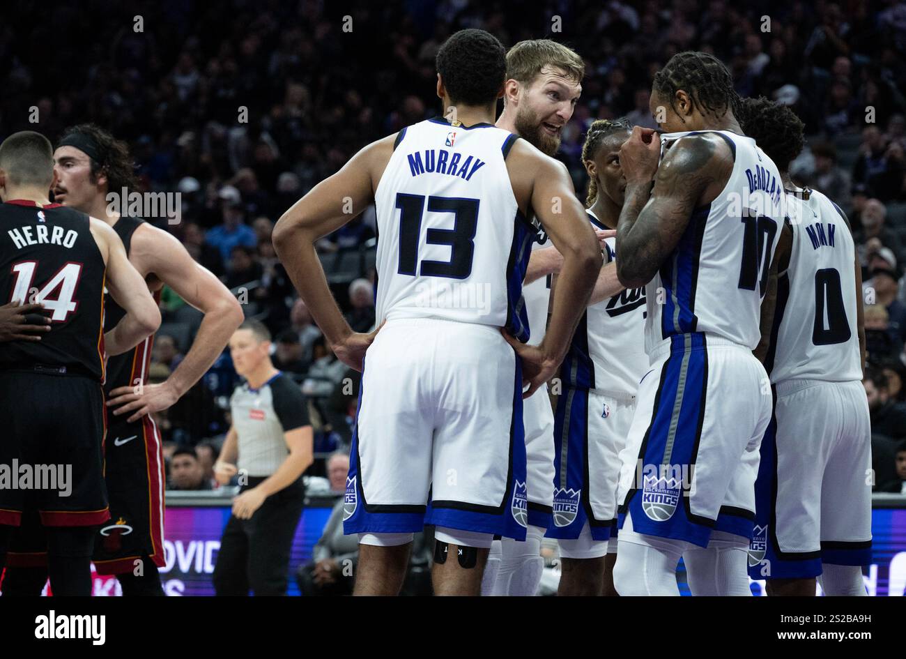 January 6, 2025, Sacramento, Ca, USA: Sacramento Kings center Domantas ...