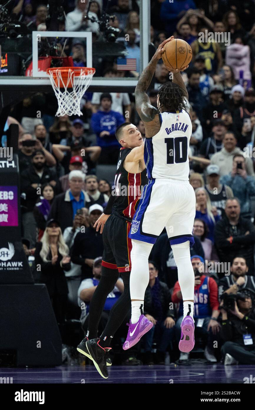 January 6, 2025, Sacramento, Ca, USA: Sacramento Kings forward DeMar ...