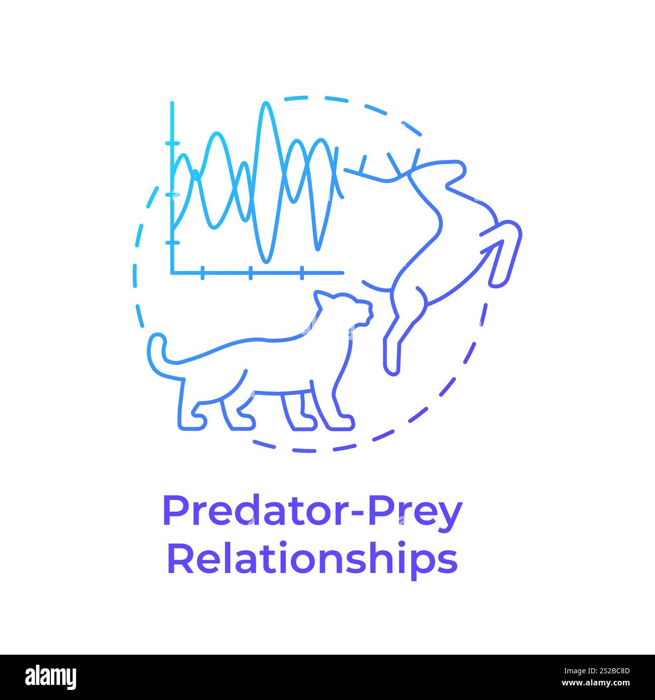 Predator prey dynamics Stock Vector Images - Alamy