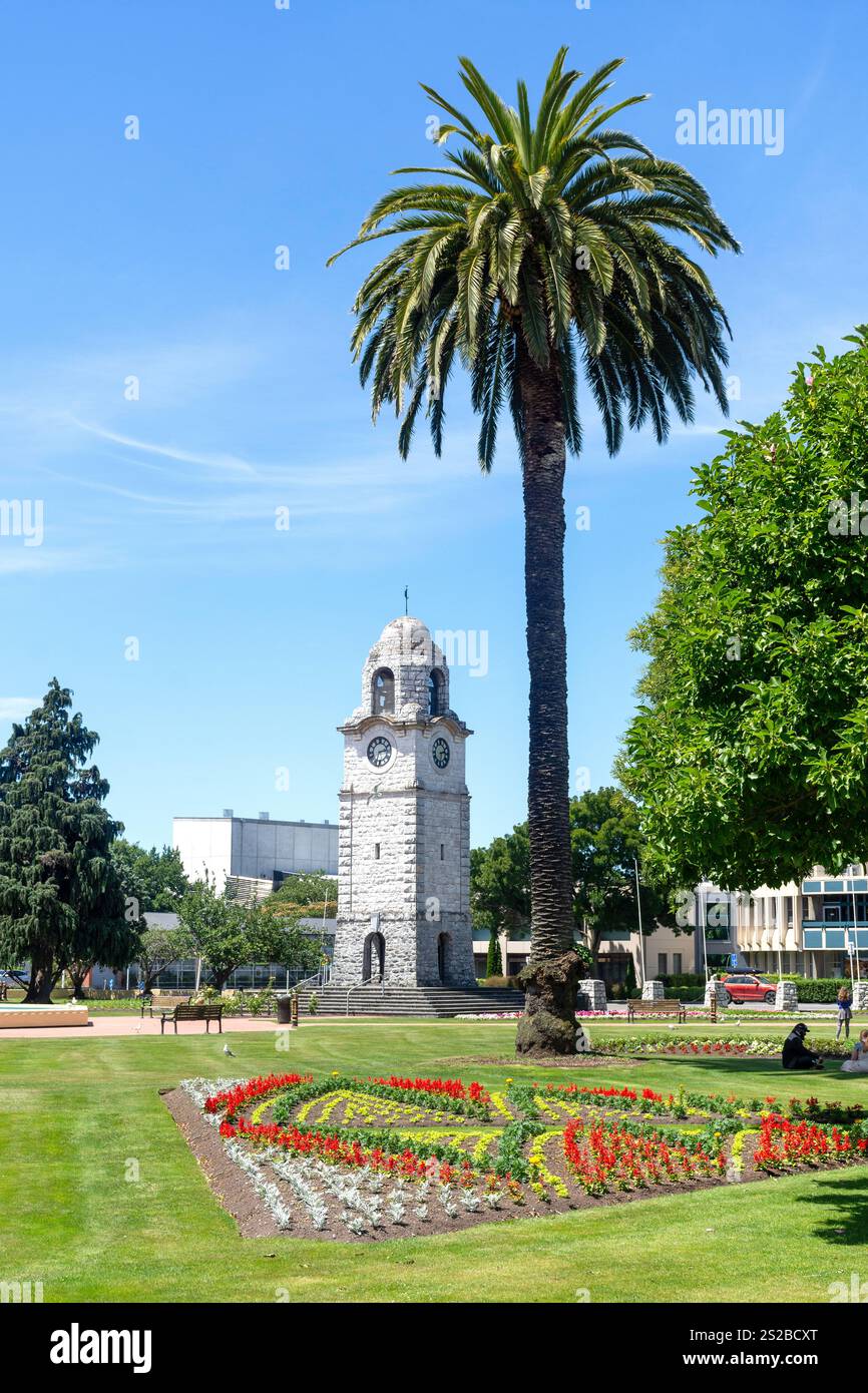 The War Memorial Clock Tower, Seymour Square, Blenheim (Waiharakeke ...