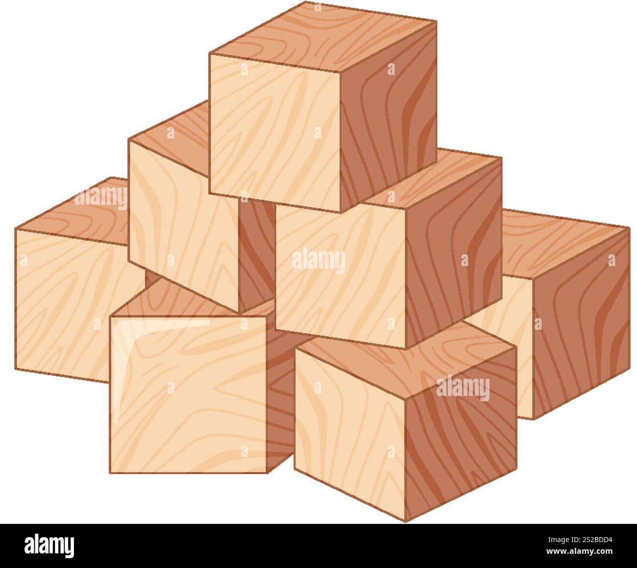 Arranged in a pyramid Stock Vector Images - Alamy