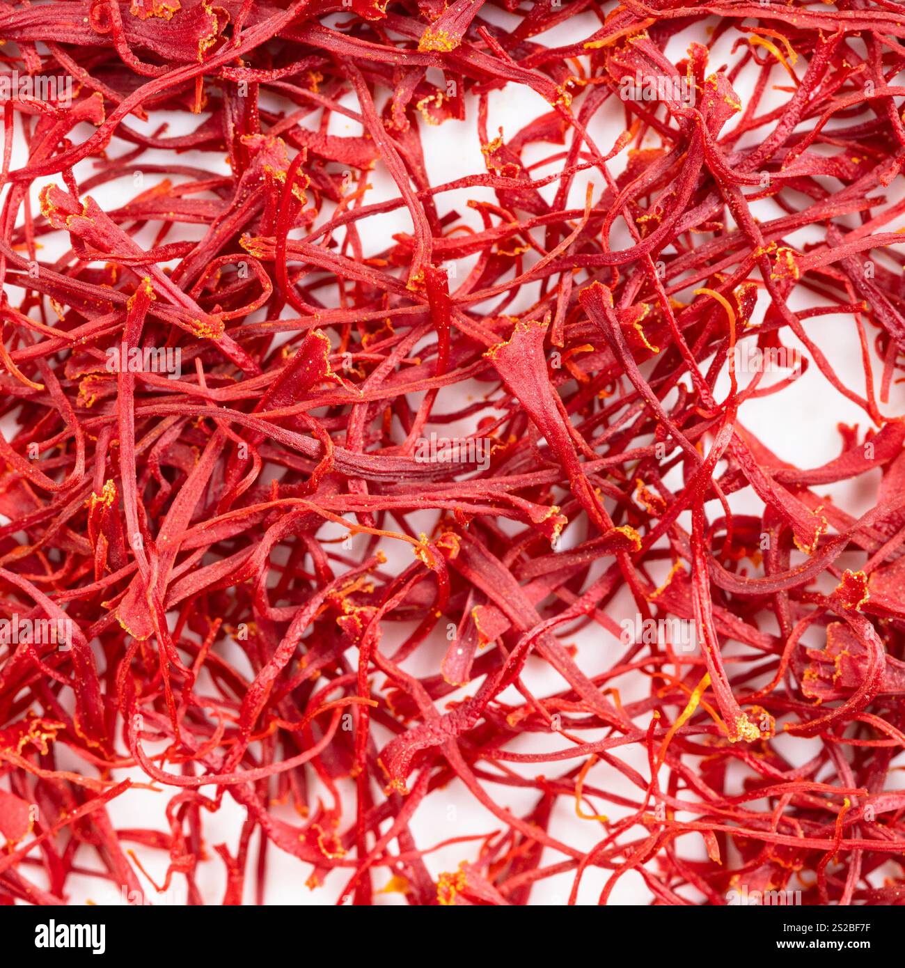 square food background - crocus saffron threads close up Stock Photo ...