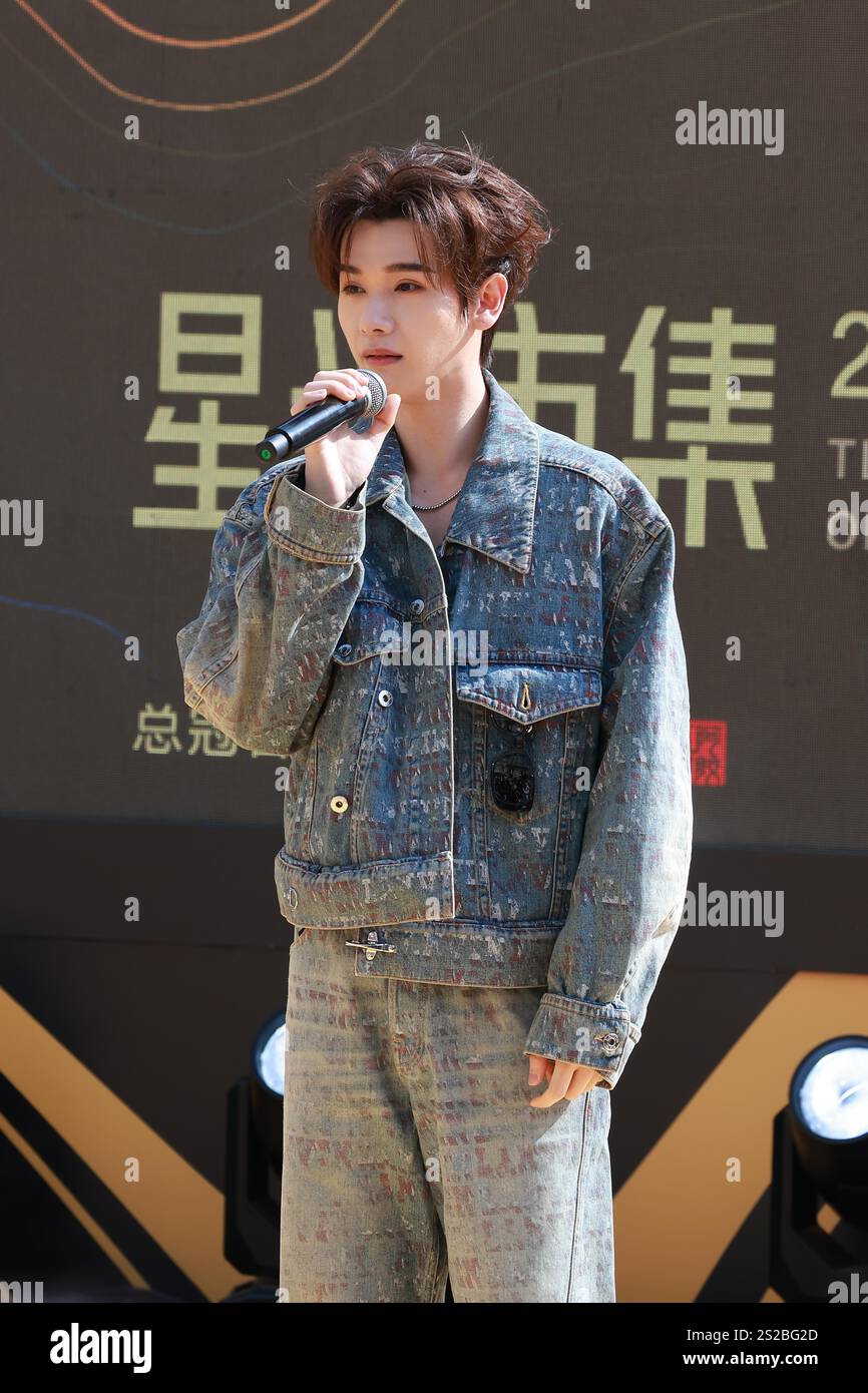 Thai Chinese artist Gao Qingchen attends an activity in Macao, China, 4 ...