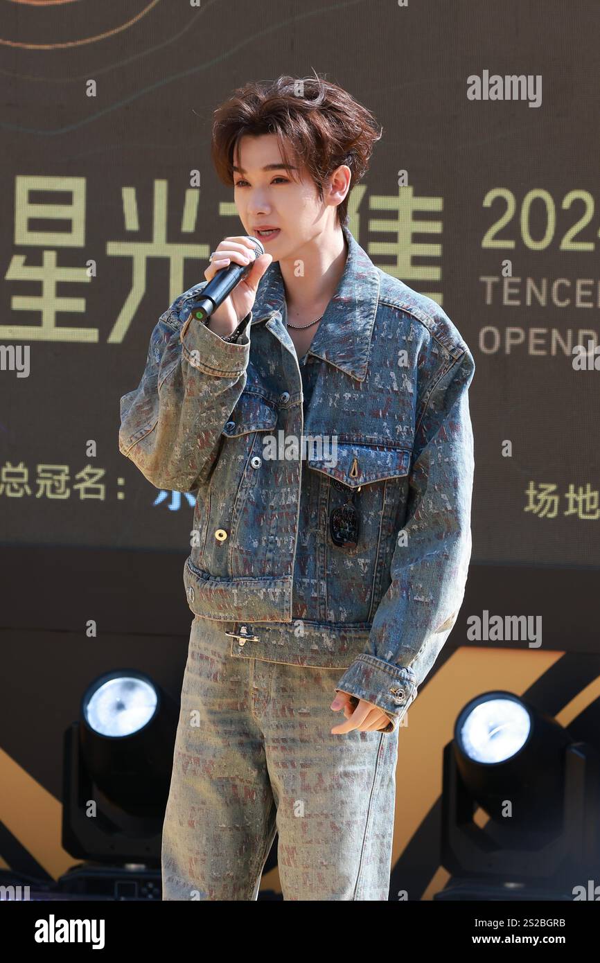 Thai Chinese artist Gao Qingchen attends an activity in Macao, China, 4 ...